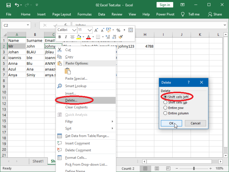 Text In Excel DailyEXCEL