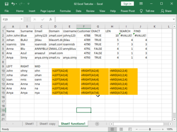 Text in Excel – dailyEXCEL.net