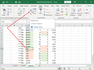 Sort & Filter in Excel – dailyEXCEL.net