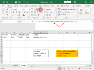 Line breaks in Excel – dailyEXCEL.net