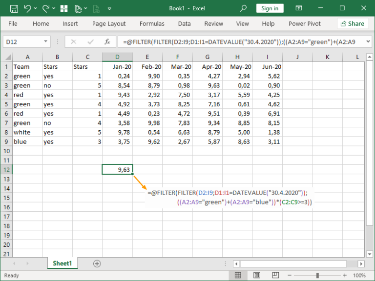 FILTER function – dailyEXCEL.net