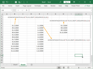SEQUENCE function – dailyEXCEL.net