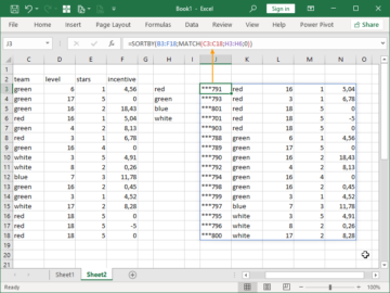 SORT & SORTBY functions – dailyEXCEL.net