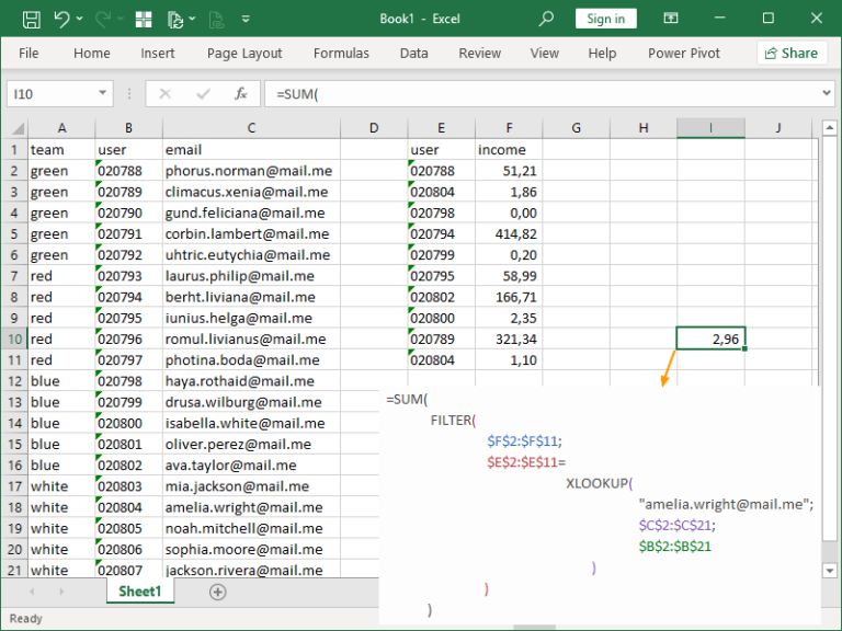 Combining FILTER with XLOOKUP – dailyEXCEL.net