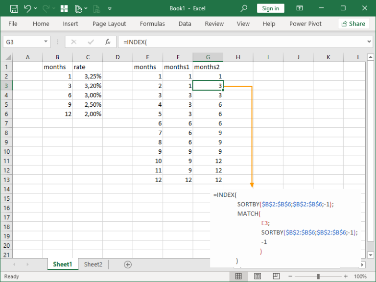 How to use less than or greater than MATCH – dailyEXCEL.net