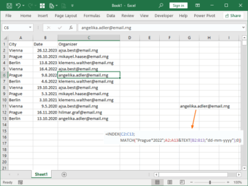 Combining multiple arrays into a single lookup array – dailyEXCEL.net