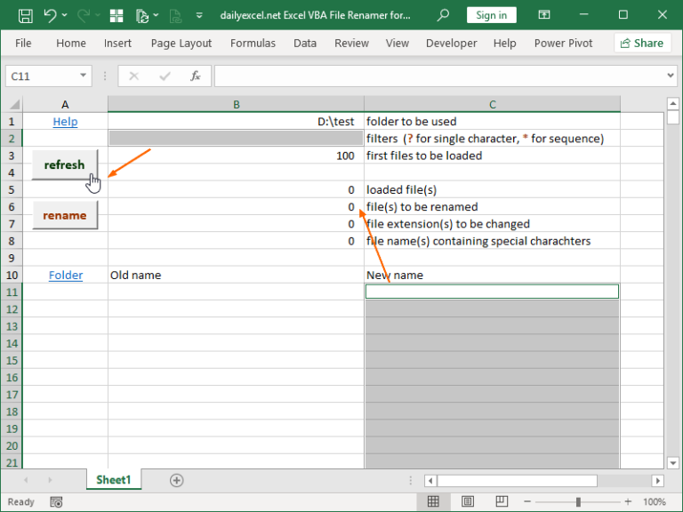 Excel VBA File Renamer for Windows – dailyEXCEL.net
